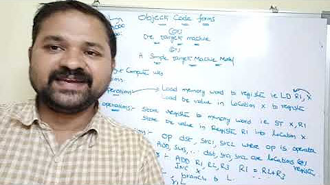 object code generation - YouTube