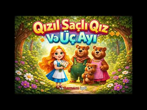 Qızıl Saclı Qız Və Üç Ayı | Sehrli Nağıllar