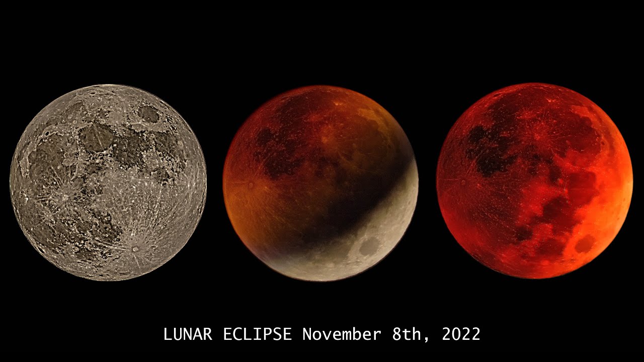 Selenelion Lunar Eclipse Timelapse, November 8th, 2022 (lasts until ...
