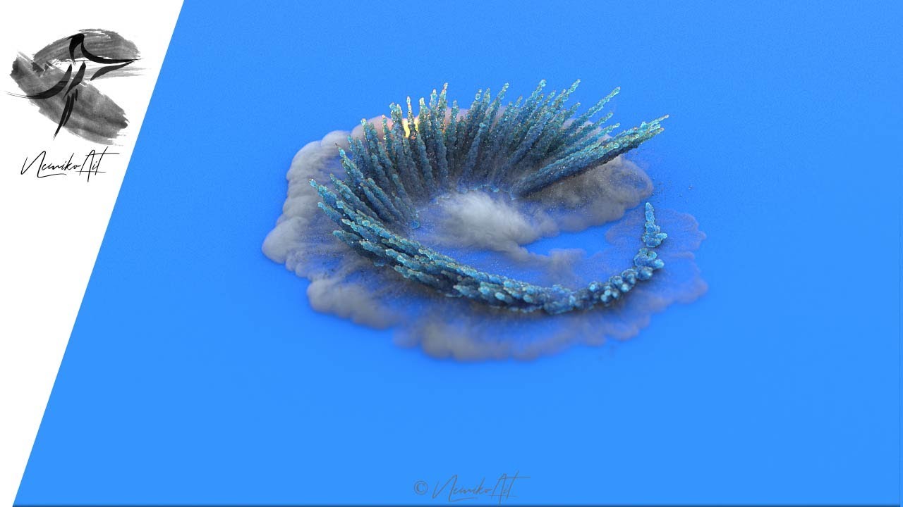 Ice Blast Houdini Tutorial_inside_bubbles_part 2 - YouTube