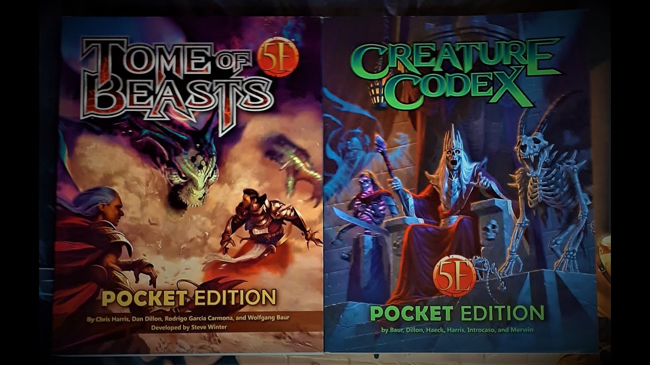 Tome of Beasts and Creature Codex Pocket Edition Review - YouTube