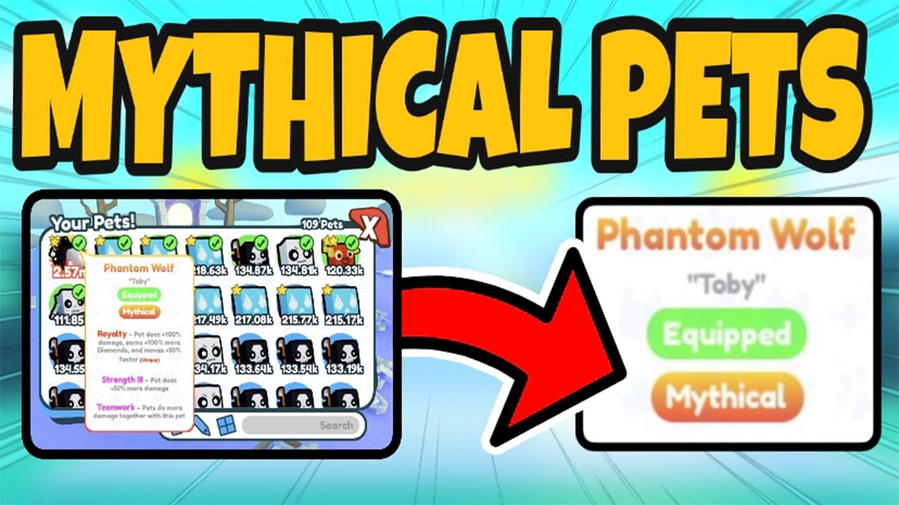 *NEW* MYTHICAL PETS LEAK UPDATE 2 RELEASE TIME AND MORE (Roblox Pet ...