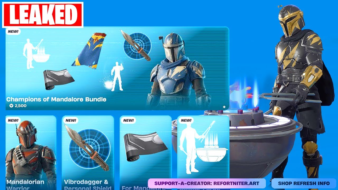 Mandalorian Warriors Fortnite Item Shop! (Full Star Wars Bundle ...