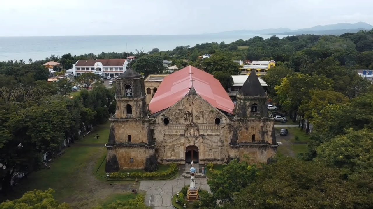 Beautiful Miag-ao Church Aerial Shot #iloilo #djimini2 #miagao - YouTube