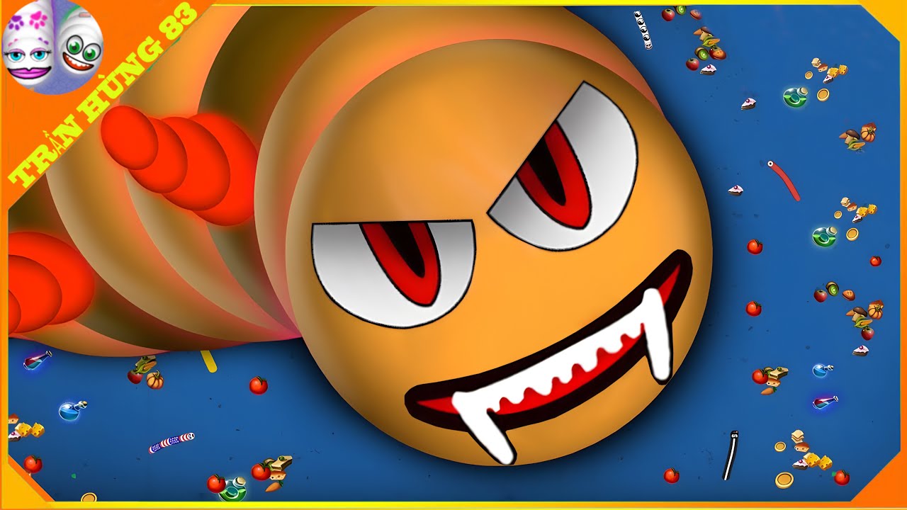 🐍WORMSZONE.IO | GIANT SLITHER SNAKE TOP 01 / Epic Worms Zone Best Gameplay! | Trần Hùng 83 - YouTube