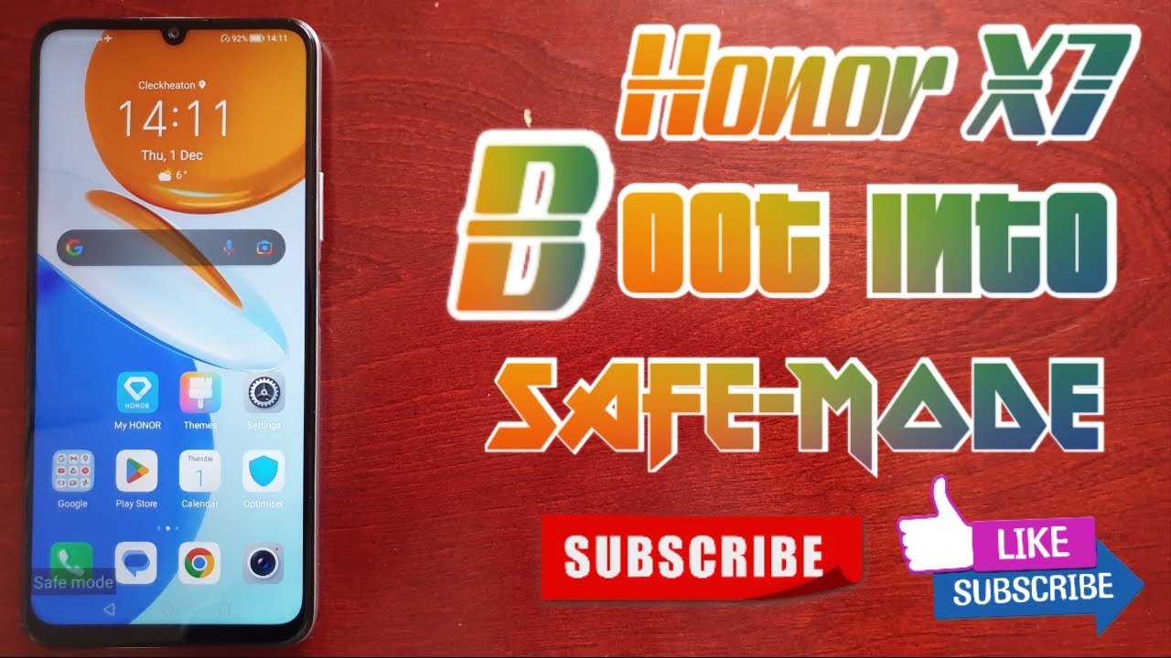 Honor X7 How to Boot into Safe-Mode|Helps you find Problems with Apps ...
