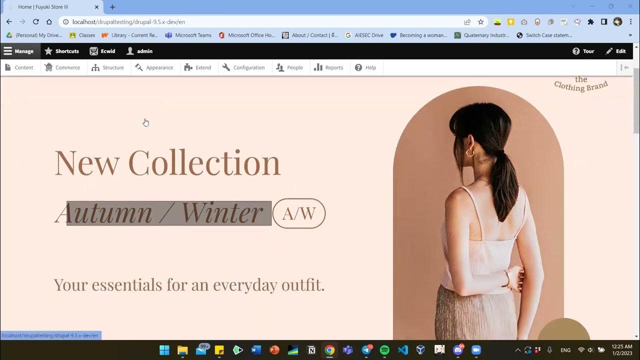 (MON Sreynich) E Commerce Website - Drupal Project - YouTube