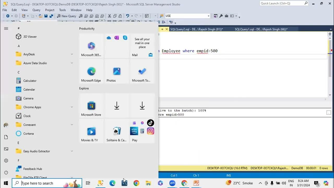 MS SQL Server performance tuning & Indexing High level Hindi - Day 07 ...