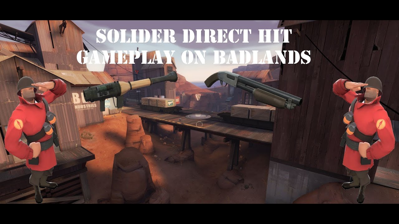 TF2 [HD] - Soldier Direct Hit Rocket Launcher and Shotgun Gameplay on ...