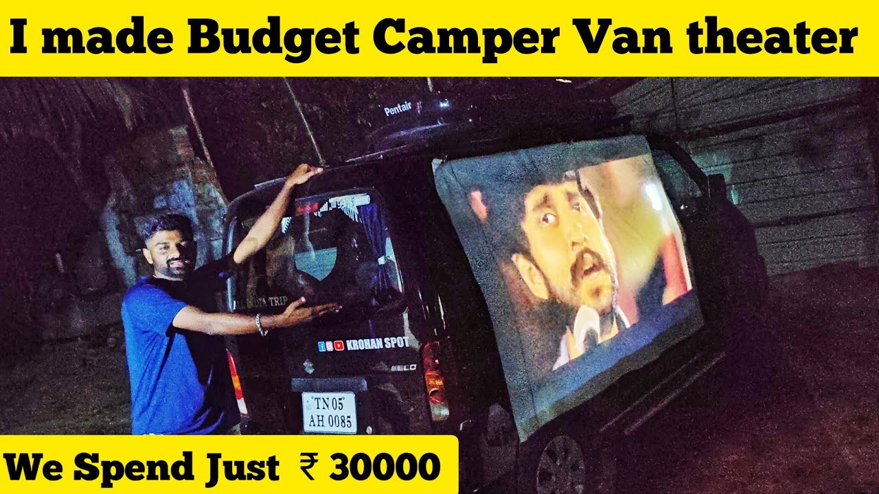 Finally i made Camper Van Theatre | very Low Budget - YouTube