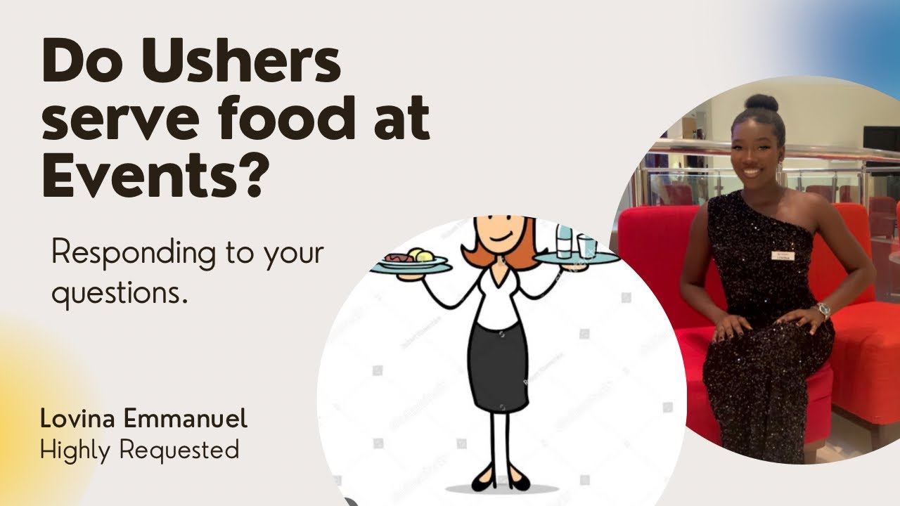 Do Event ushers serve food? #eventhostess #FAQ - YouTube