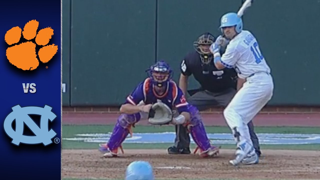 Clemson vs. North Carolina ACC Baseball Highlights (April 29, 2017) - YouTube