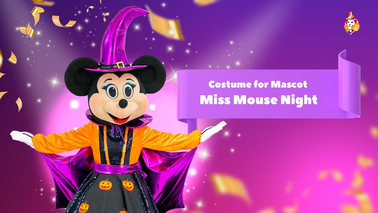 Miss Mouse Night Costume for Mascot - YouTube