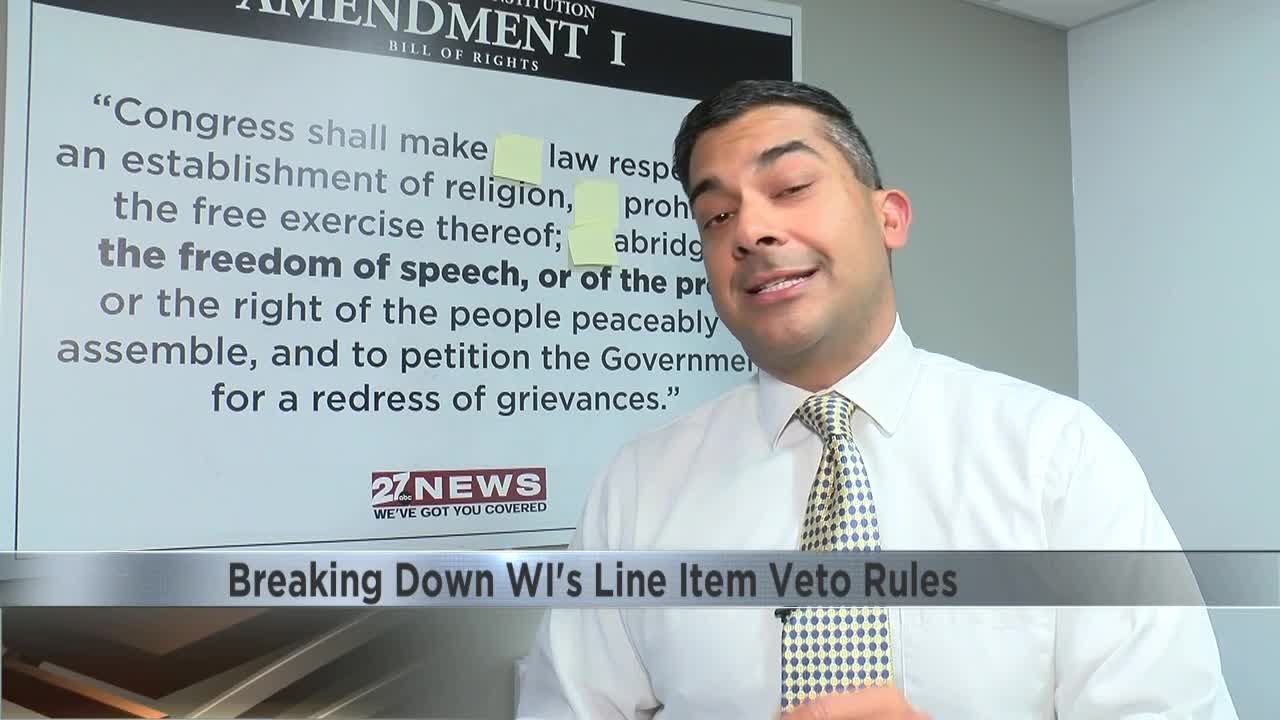Breaking Down WI's Line Item Veto Rules - YouTube