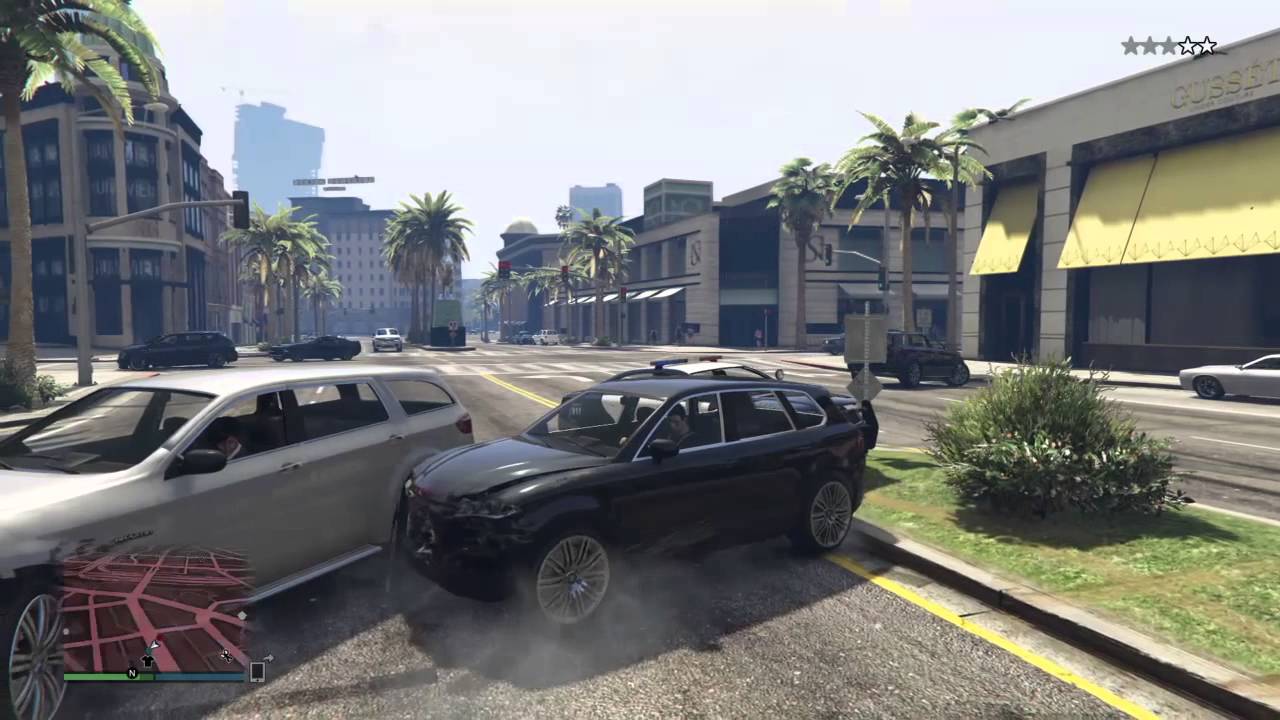 Gta5 (Ps4) Police Chase - YouTube