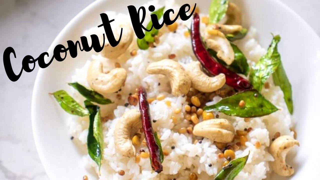 Coconut Rice Recipe | How to Make Coconut Rice - YouTube