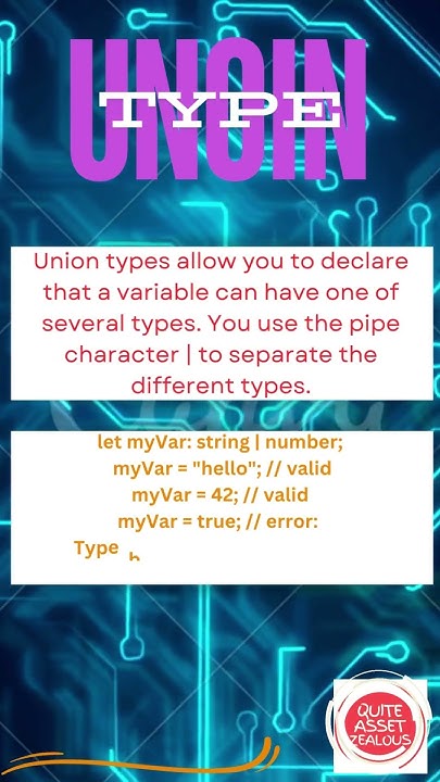 TypeScript | Union Type | QAZ - YouTube
