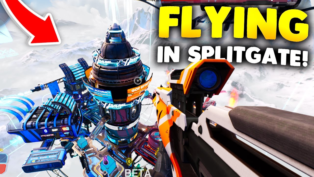 FLYING in Splitgate..! (MUST SEE) - YouTube