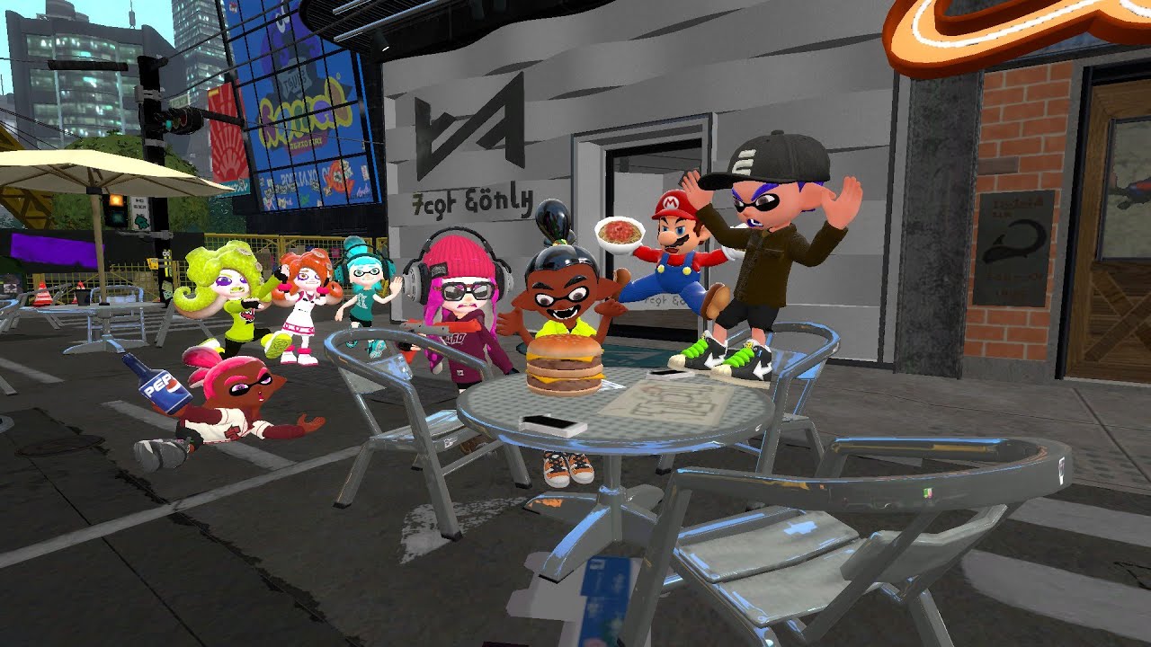 Caddey's Big Inkventure S1 Ep7: Caddey's Burger Quest (ft. everyone ...