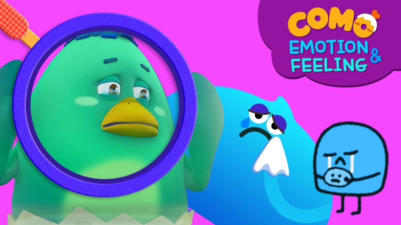 Emotion & Feeling with Como | Learn emotion | Sad 3 | Cartoon video for ...
