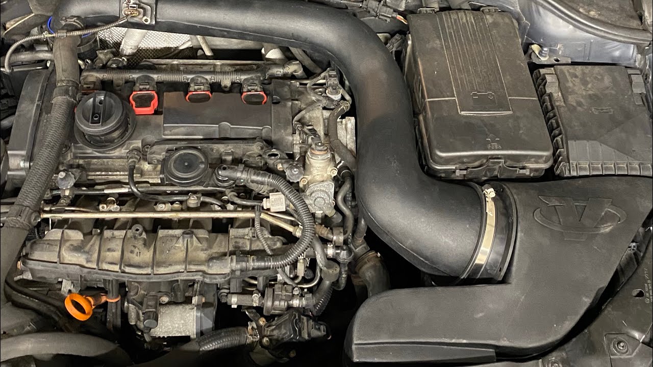 Installing Volant Performance closed box air intake for MK6 VW Golf R ...