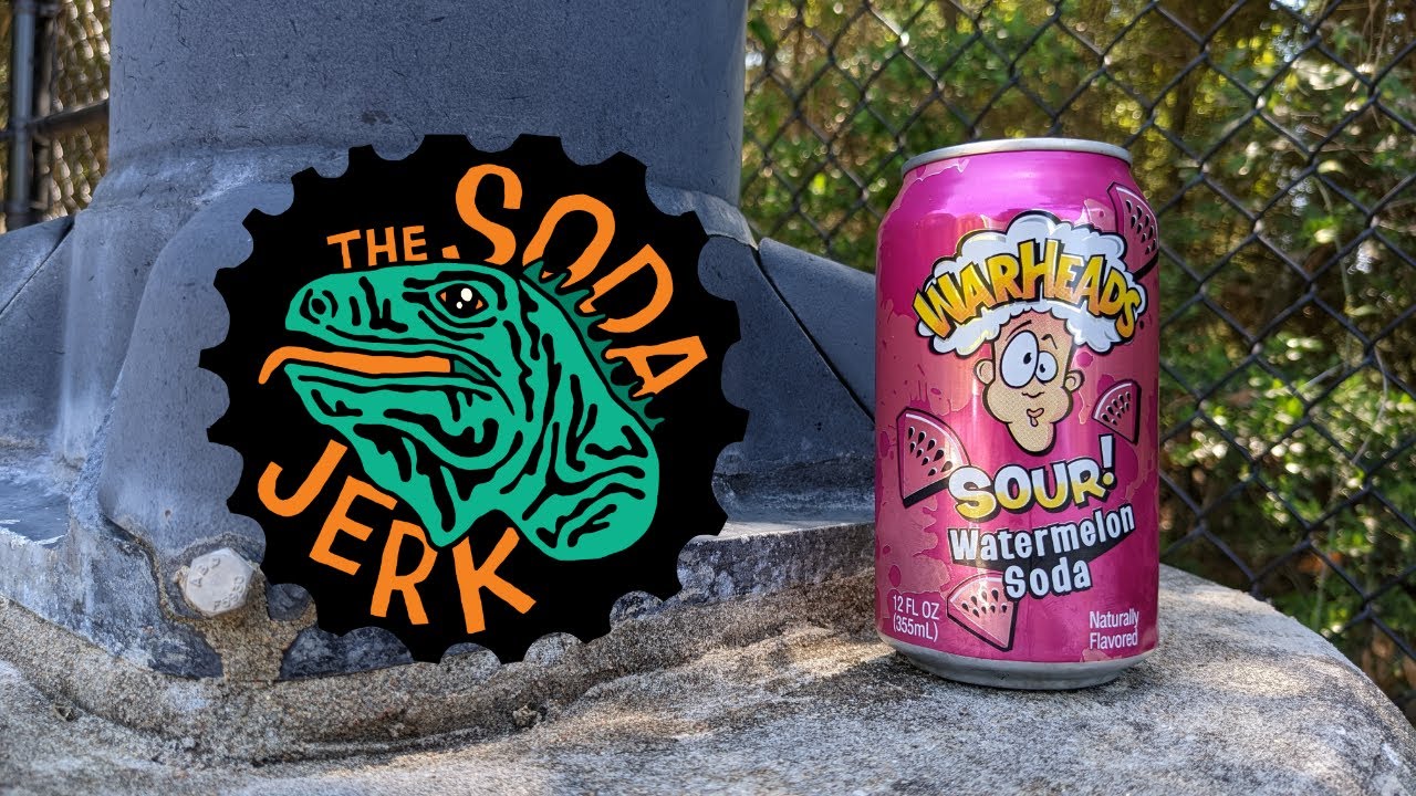 Warheads Sour Watermelon Soda: Review - YouTube