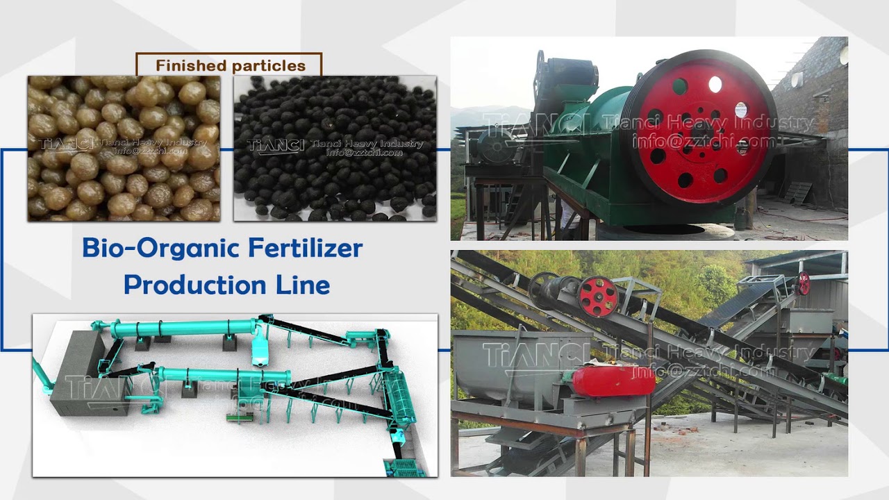 Biomass Organic Fertilizer Production - YouTube