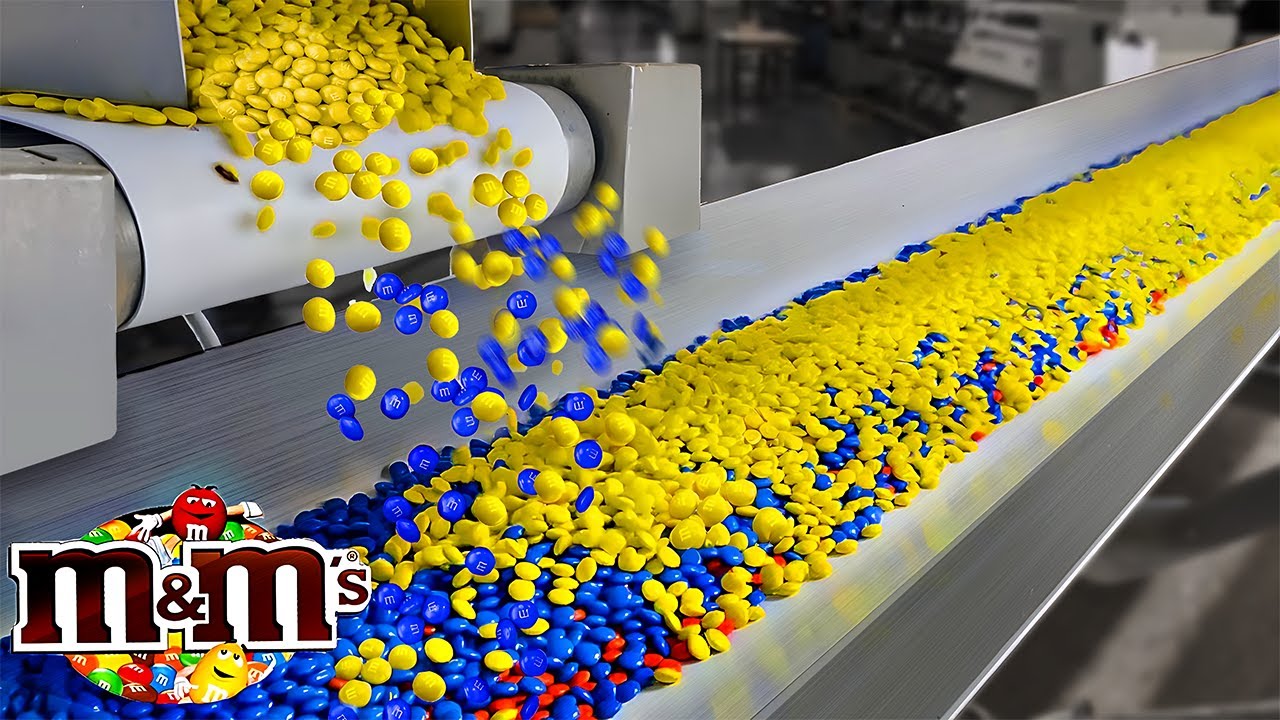 ASÍ ES COMO REALMENTE SE HACEN LOS CARAMELOS M&M'S - YouTube