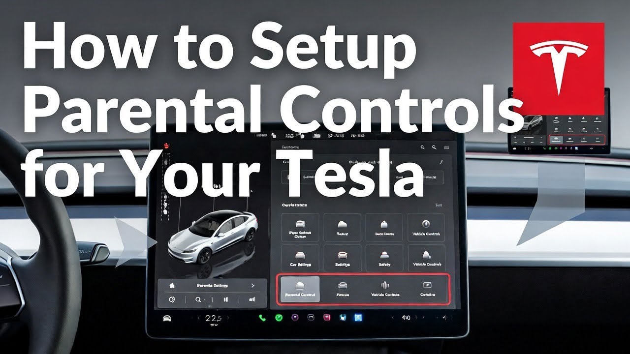 How to use Tesla Parental Controls - YouTube