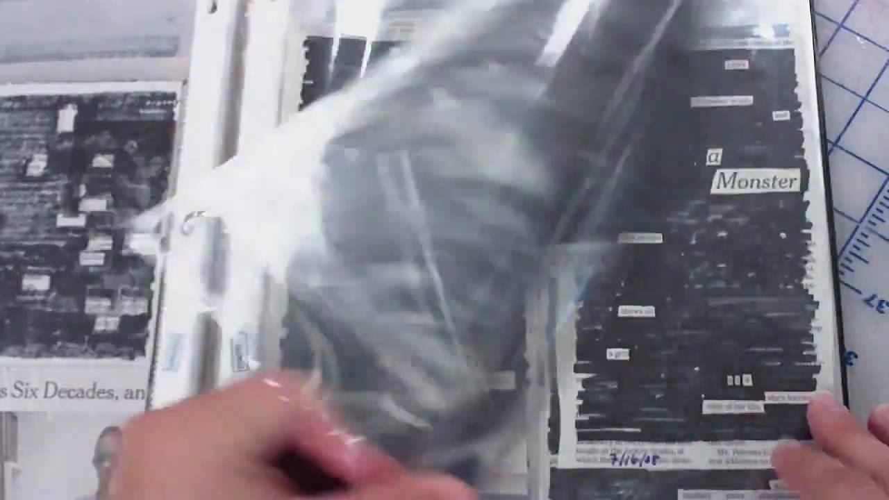 Newspaper Blackout (in 30 seconds) - YouTube