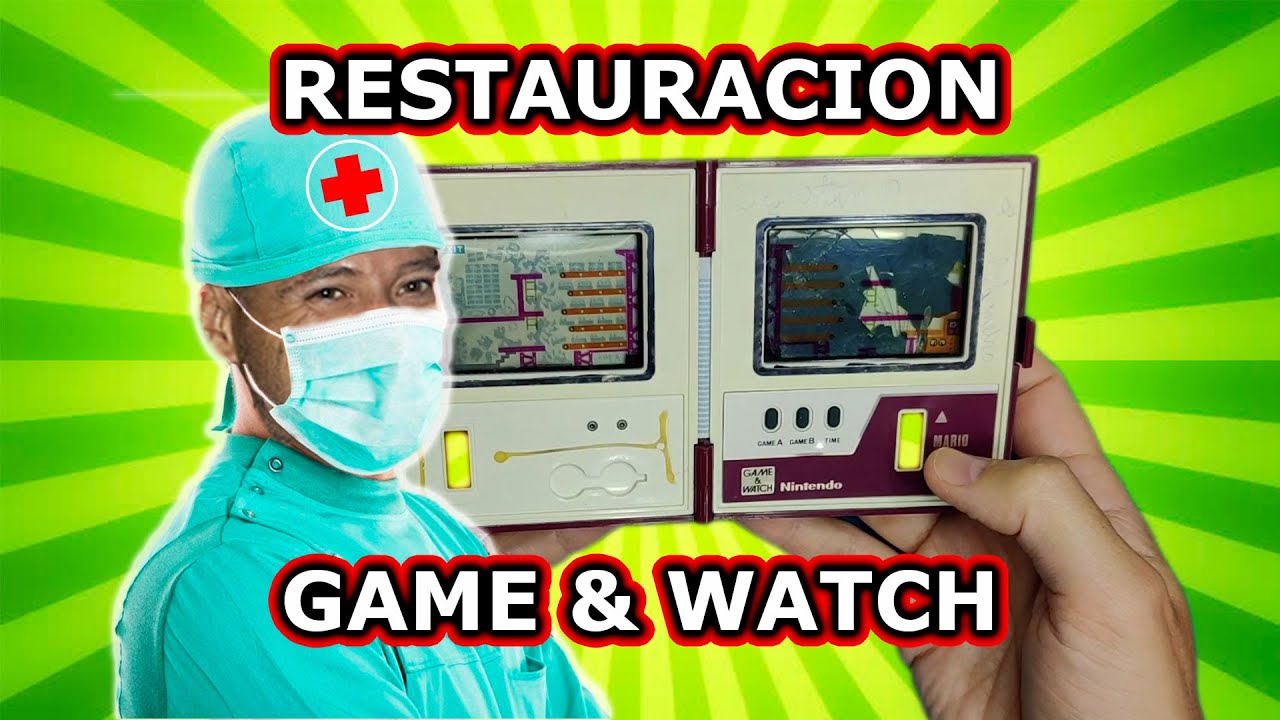 REPARACION PANTALLA GAME AND WATCH MARIO BROS - YouTube