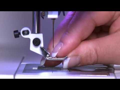 Twin Gimping Foot w Guide by HUSQVARNA VIKING® - YouTube