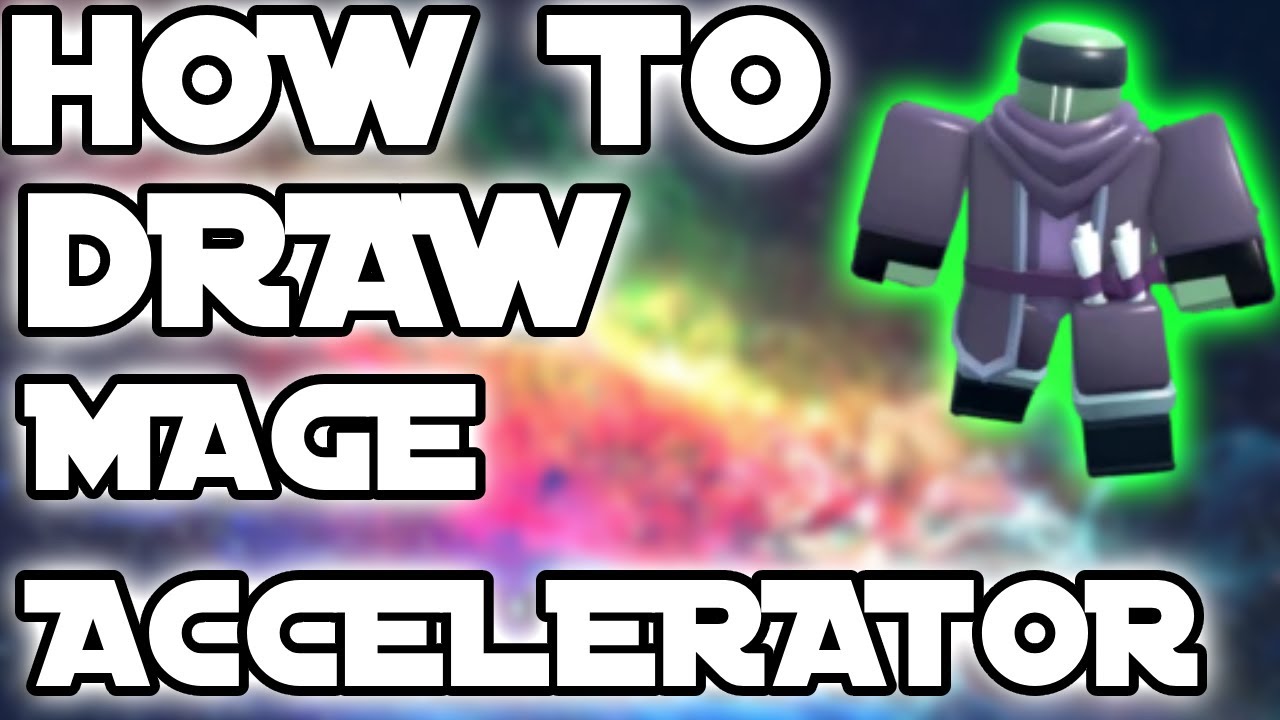 How to draw Mage Accelerator Tower Defense Simulator - Roblox - YouTube