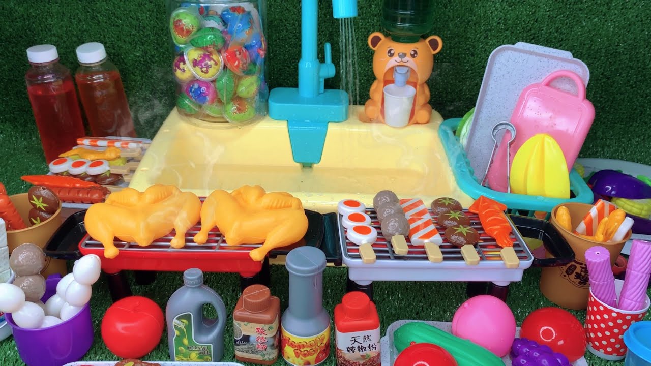 8 Minutes Satisfying Cuting Fruits, Cooking Toys, Lutu-lutuan, Kitchen ...