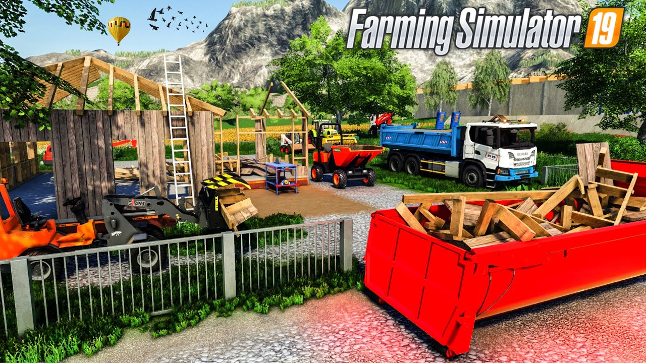 Démolition de Maison (Farming Simulator 19 TRAVAUX PUBLICS) - YouTube