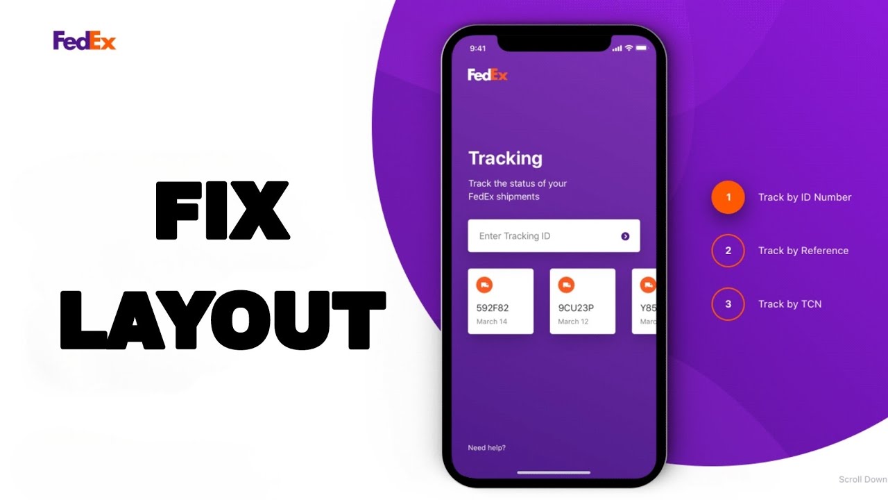 How To Fix And Solve Layout On FedEx App | Final Solution - YouTube