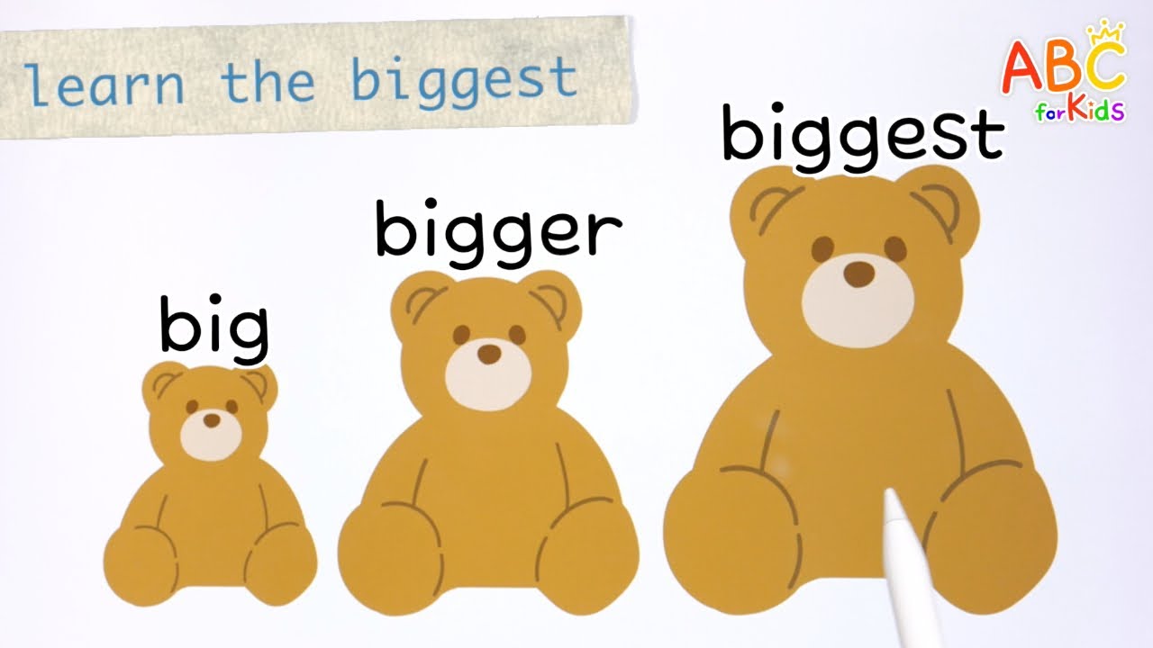 Compare big, bigger, biggest | Compare small, smaller, smallest ...