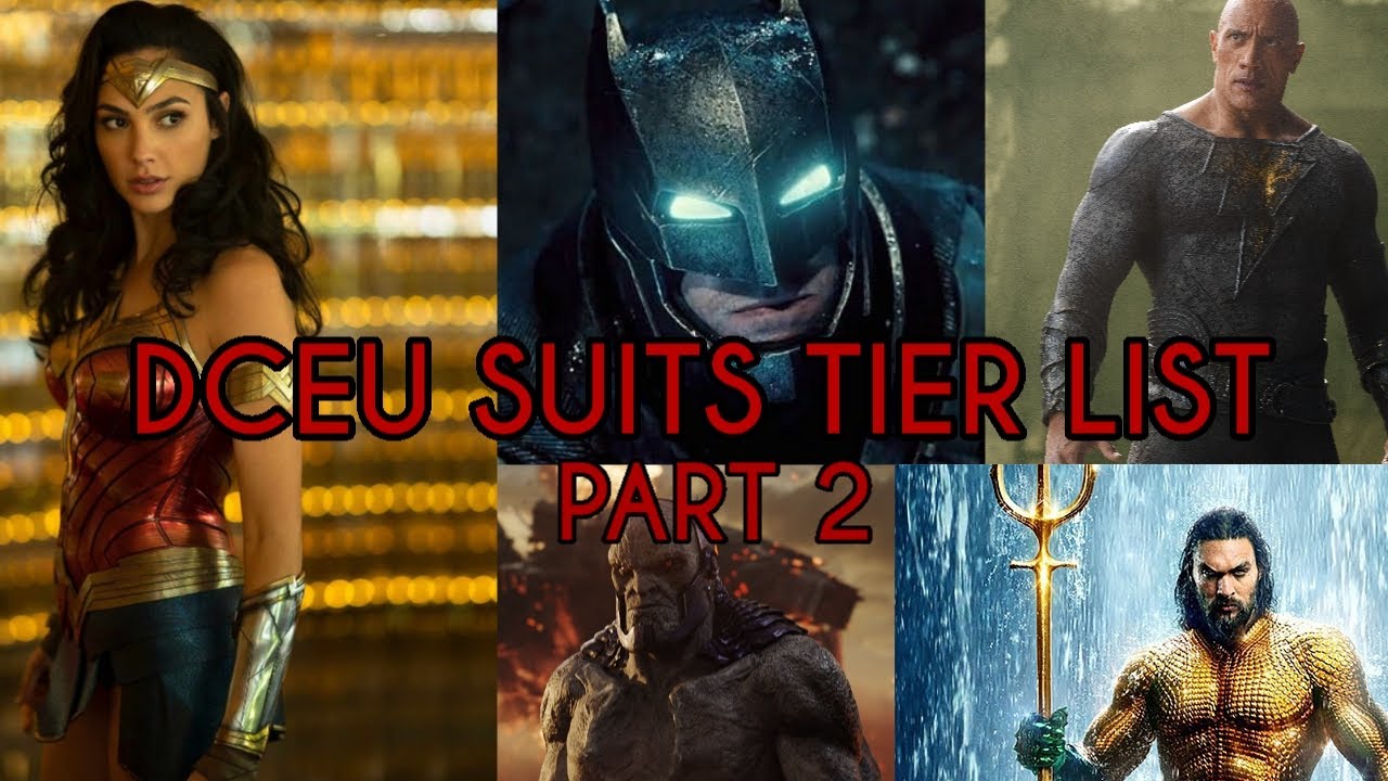 DCEU Suits My Rankings PART 2 - YouTube