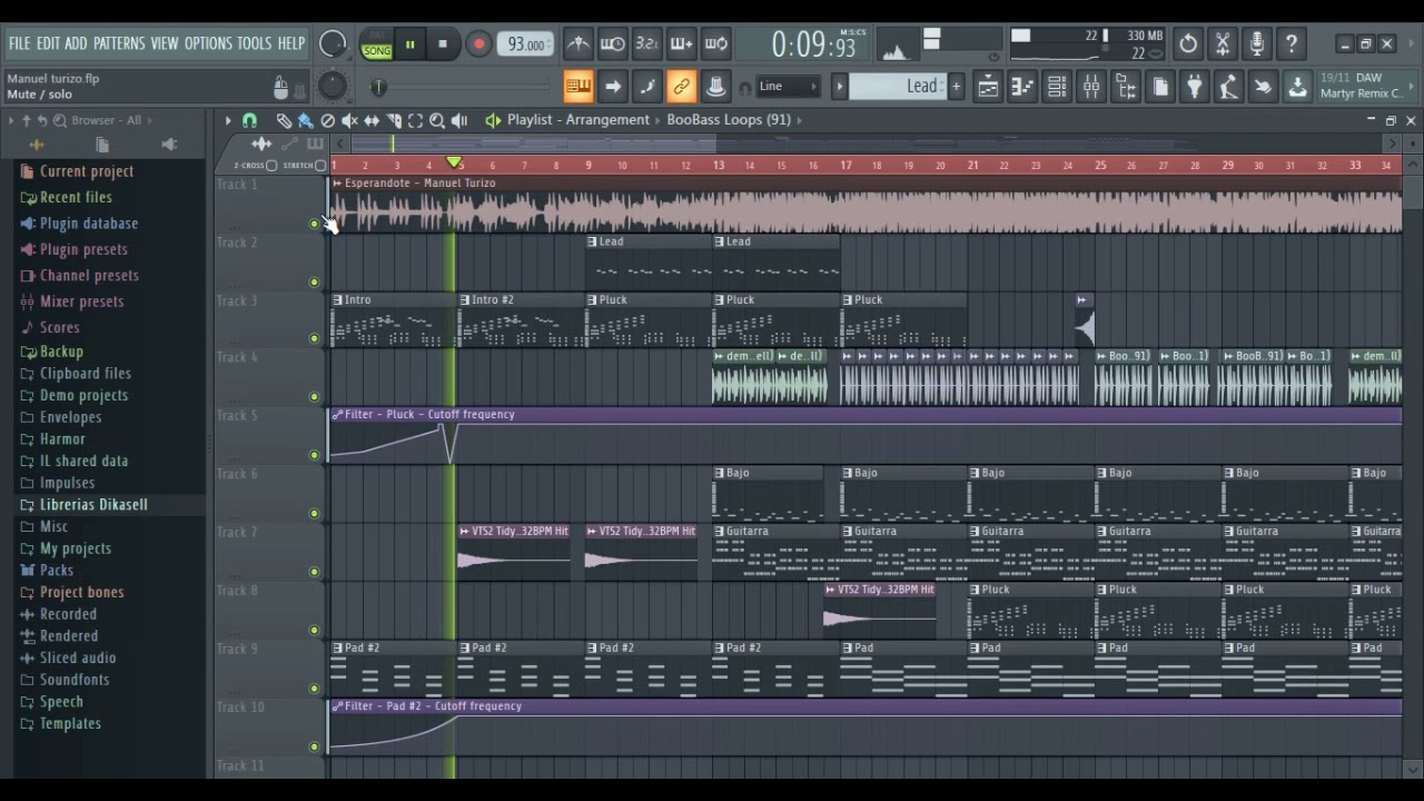 Manuel turizo - Esperándote (Instrumental, remake) - YouTube