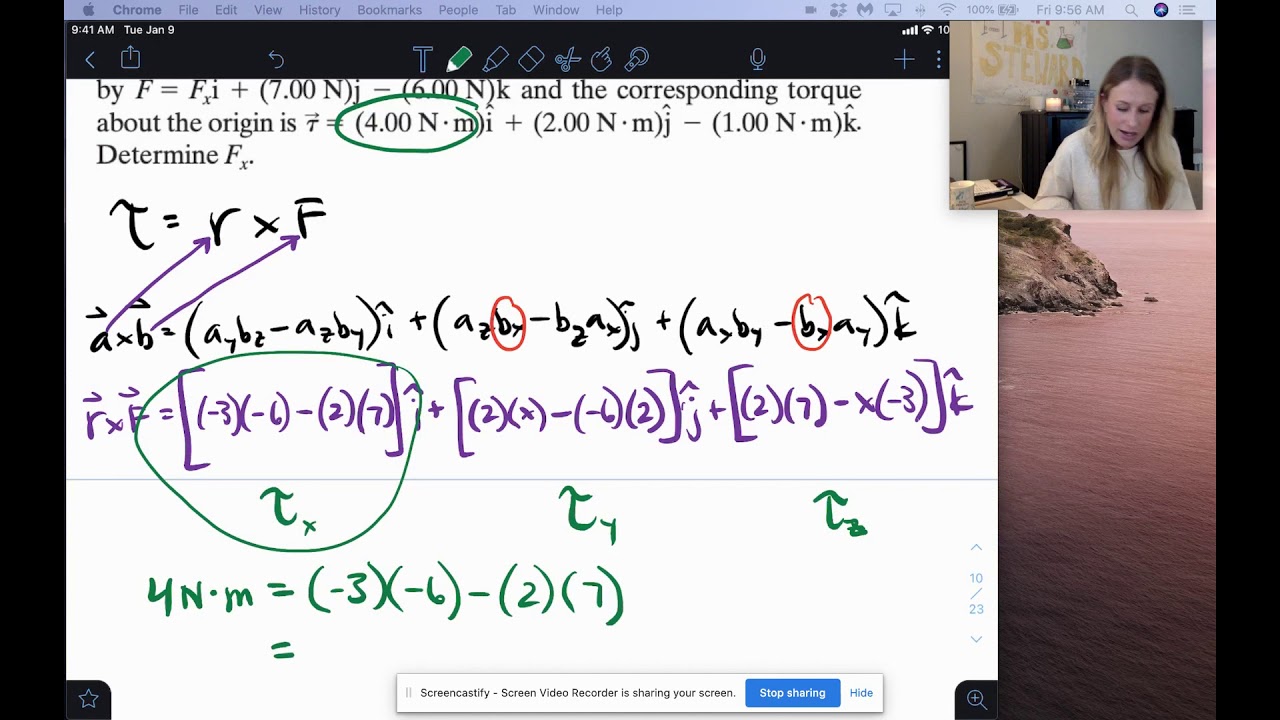 Cross Product Example YouTube Cross Product Example YouTube