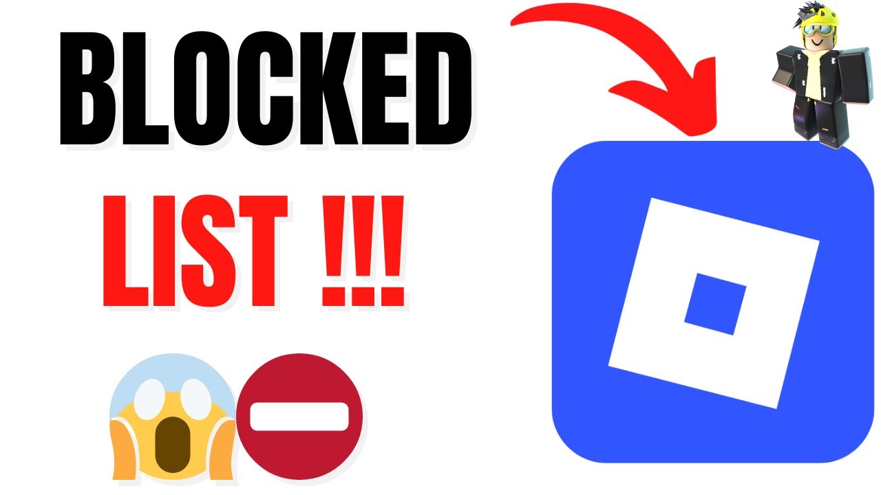 How to See Your Blocked List on Roblox - YouTube