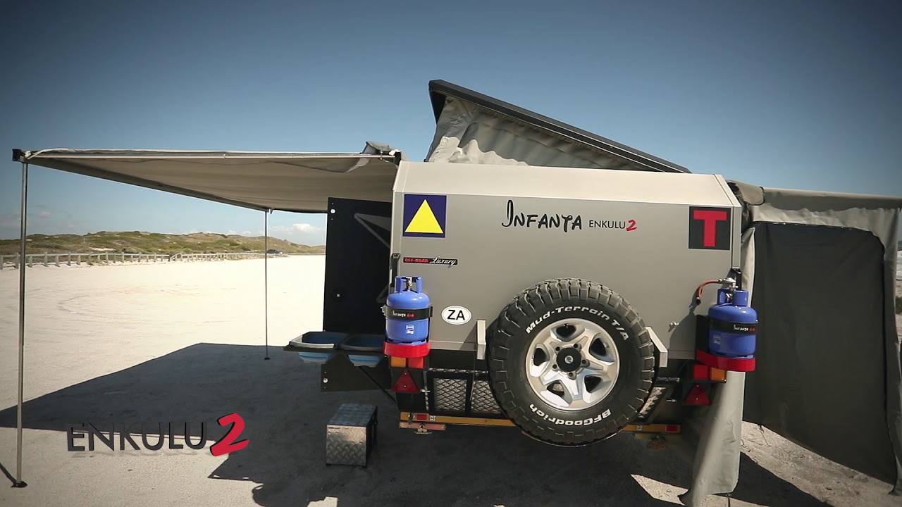 Infanta 4x4 shows off its off-road caravan, the Enkulu 2 - YouTube