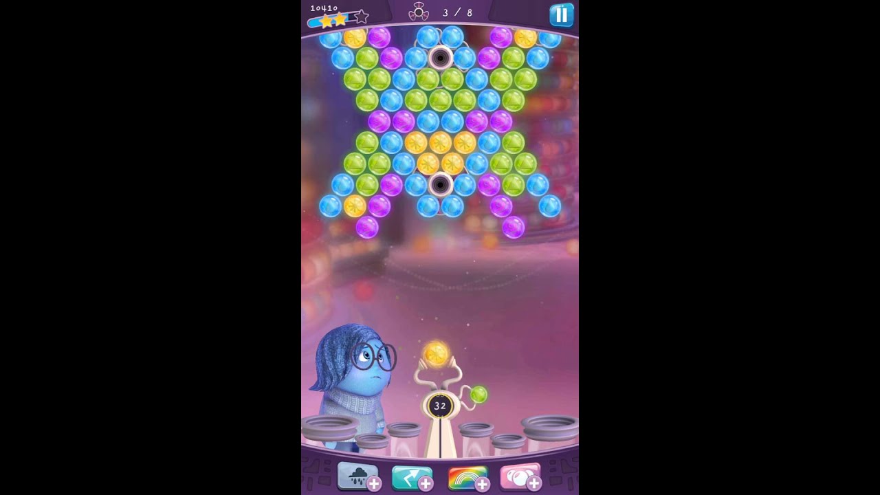 Inside out bubble game level 16인사이드 아웃 버블 레벨 16インサ - YouTube