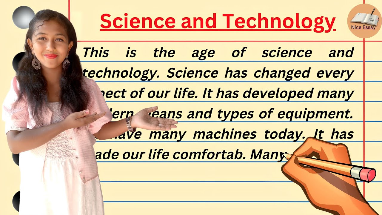 Essay on Science and Technology in English - YouTube