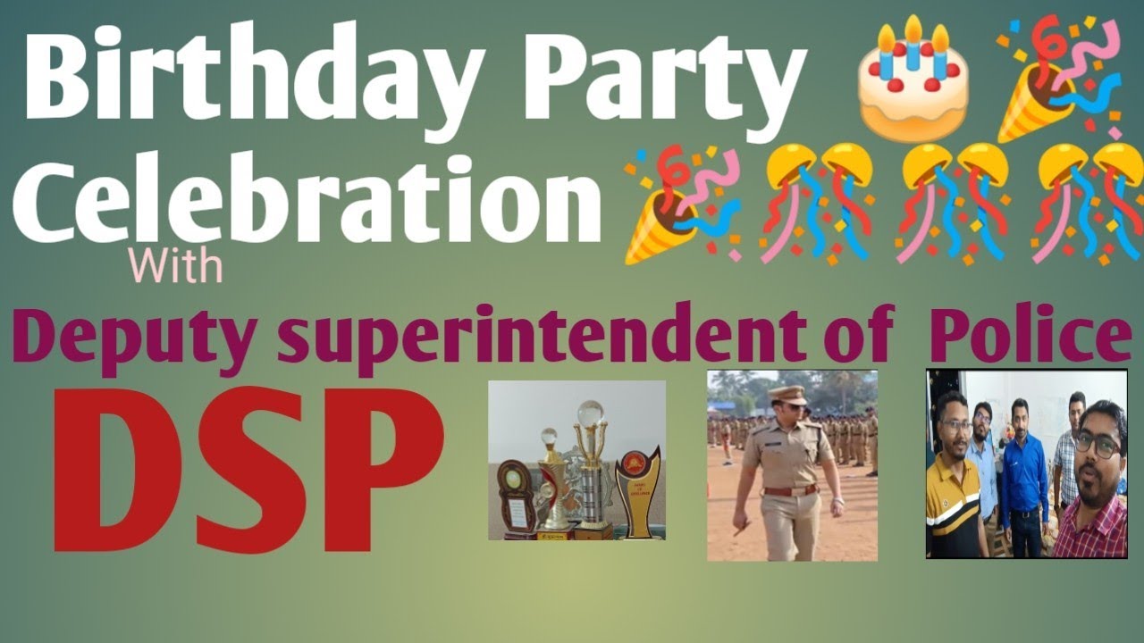 Birthday party🎂 of DSP || My first video vlog with DSP ||Birthday party ...