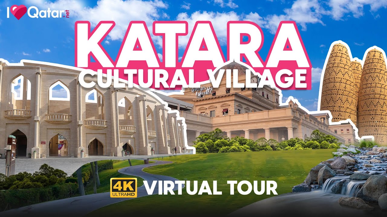 Katara Cultural Village | 4K Walking Tour Doha, Qatar - YouTube