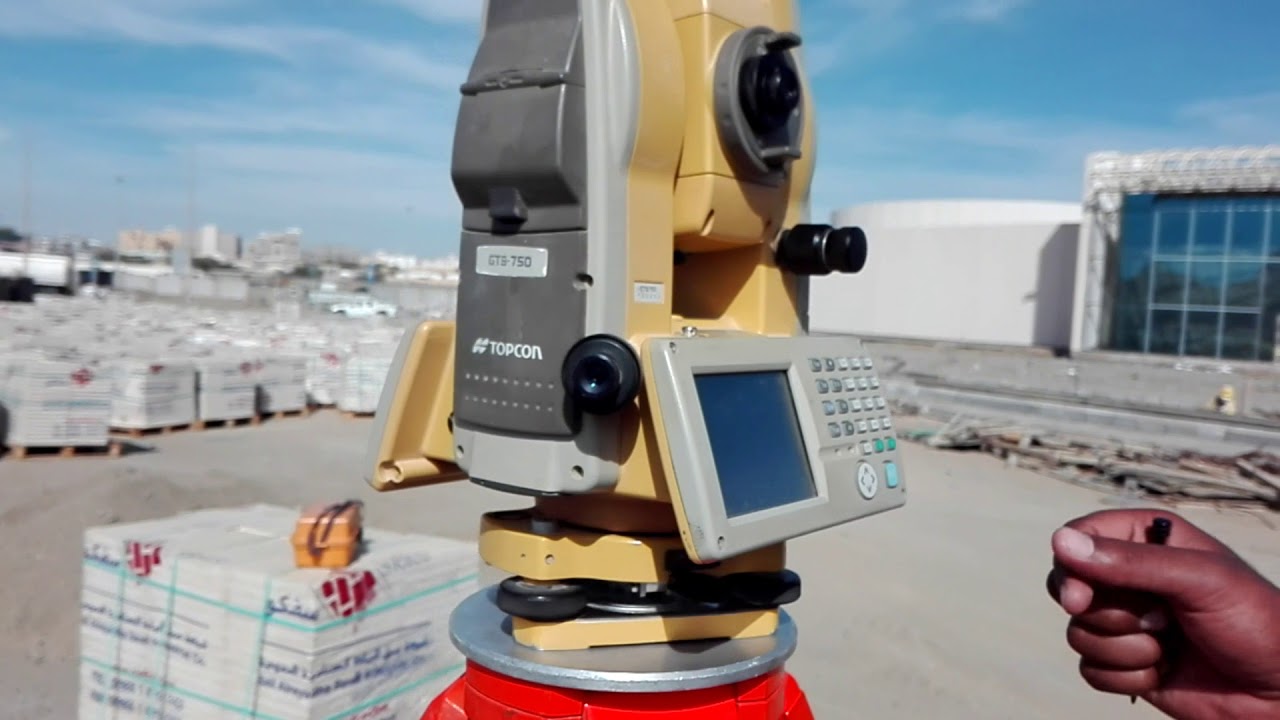 Surveyor Nadeem Muhammad point to line and point to direction TS topcon ...