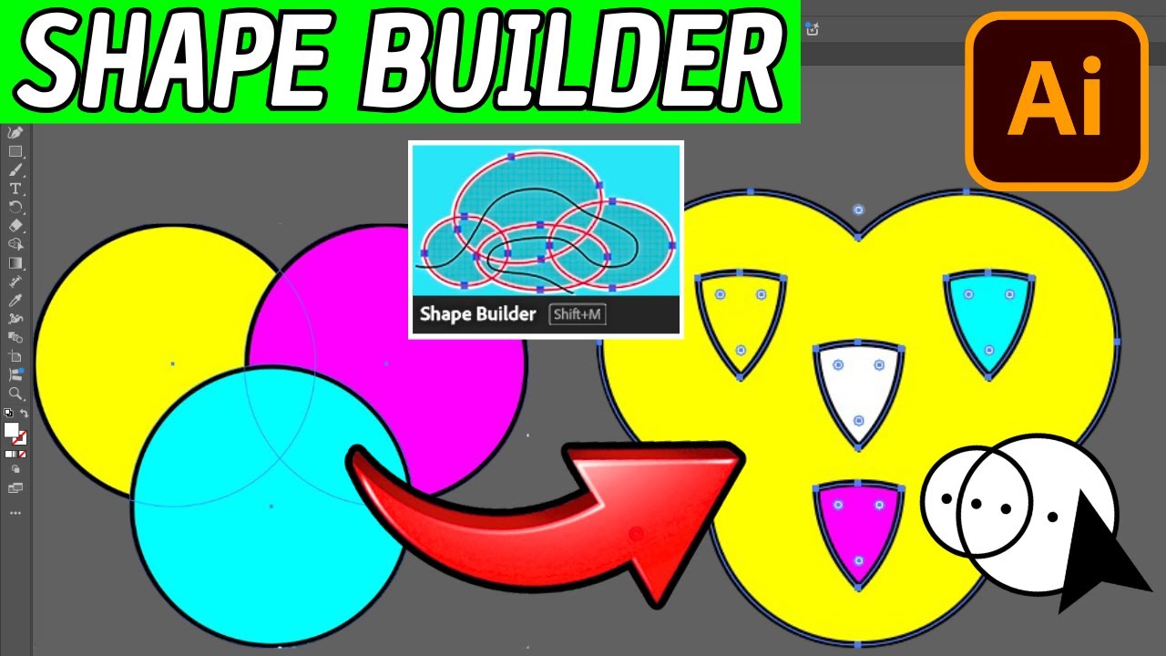 Shape Builder Tool Illustrator - How To Use Shape Builder Tool (2026 ...