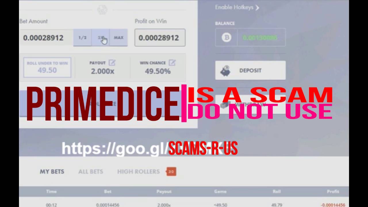 Primedice is crimedice - YouTube