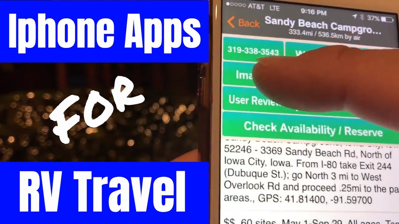 Our 6 Favorite IPhone Apps for RV Travel with Delaney - YouTube